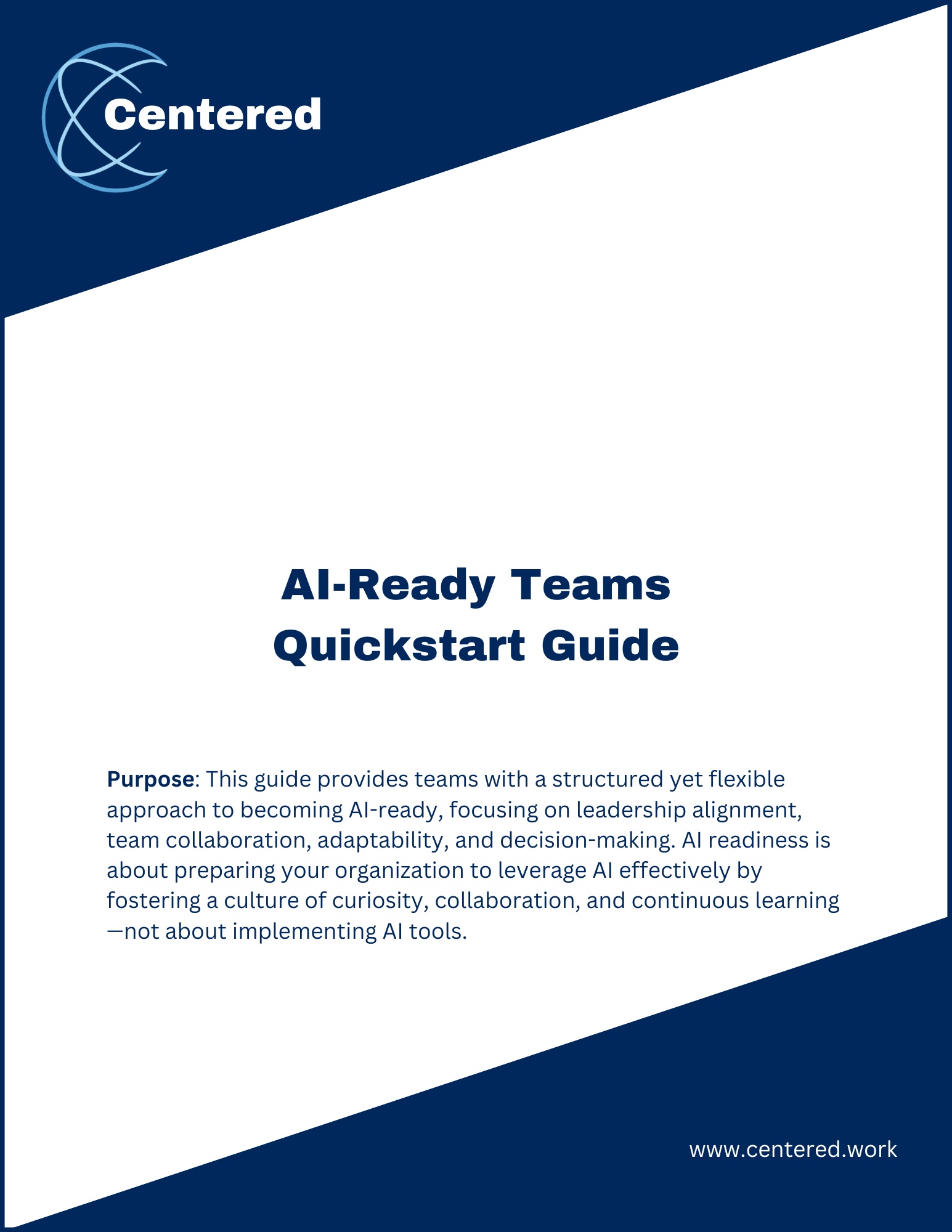 AI Ready Teams Quickstart Guide Signup